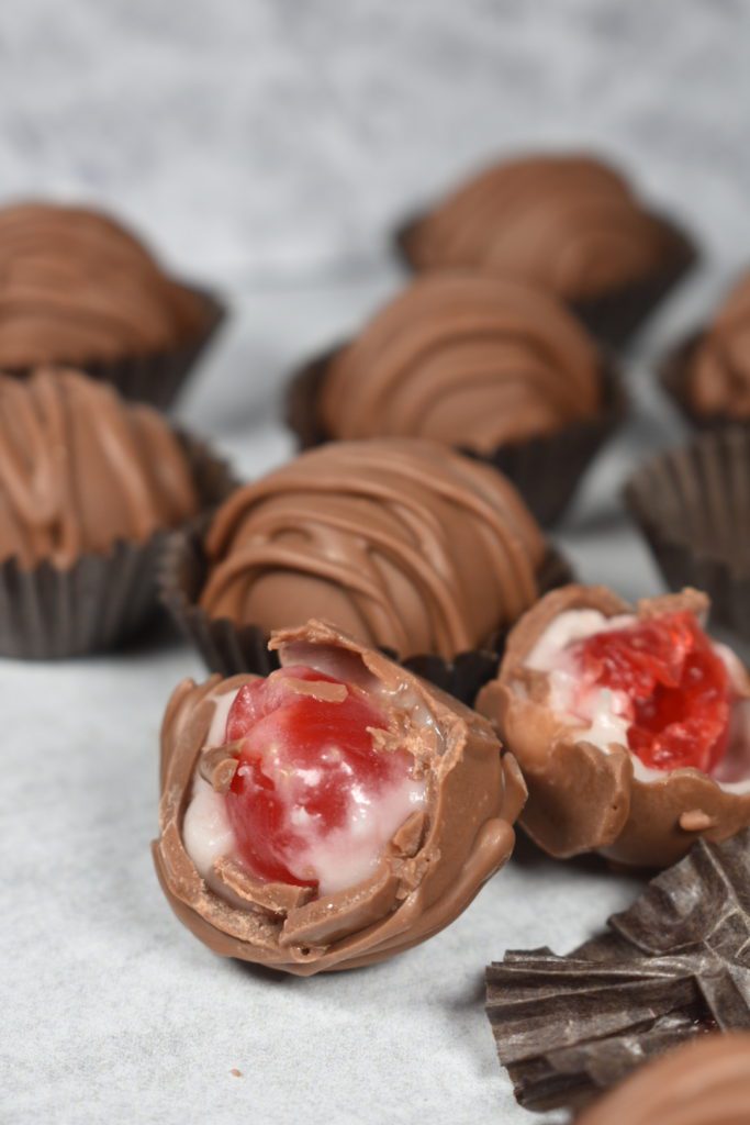 Chocolate Covered Cherries Recipe • baste cut fold