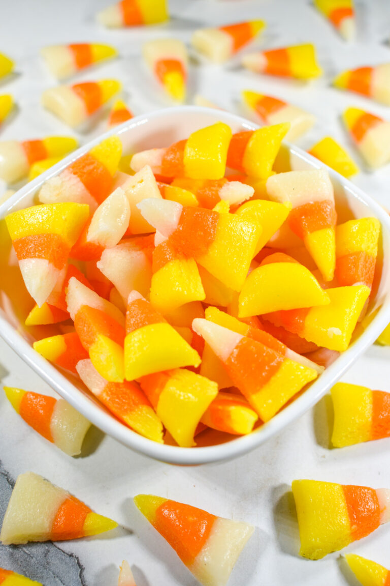 How to Make Homemade Candy Corn • baste cut fold