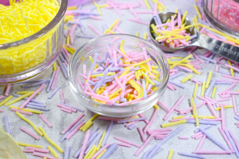 How to Make Homemade Sprinkles • baste cut fold