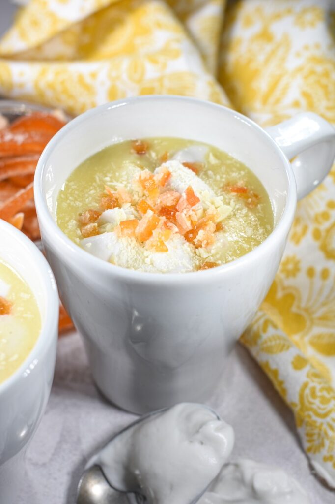 Grapefruit White Hot Chocolate Recipe • baste cut fold