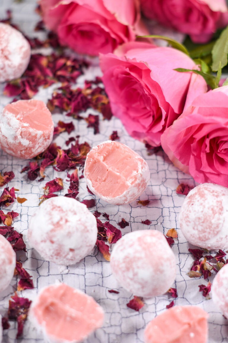 Rose Truffles • baste cut fold