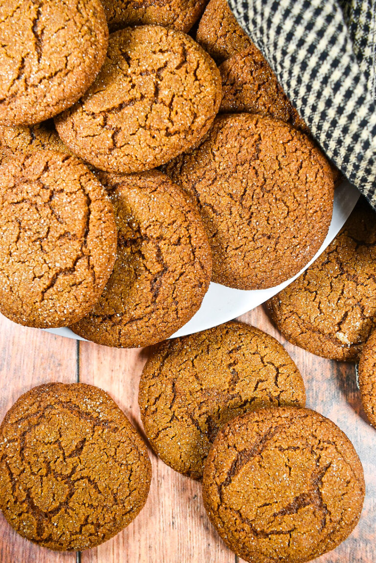 Ginger Snap Recipe • baste cut fold