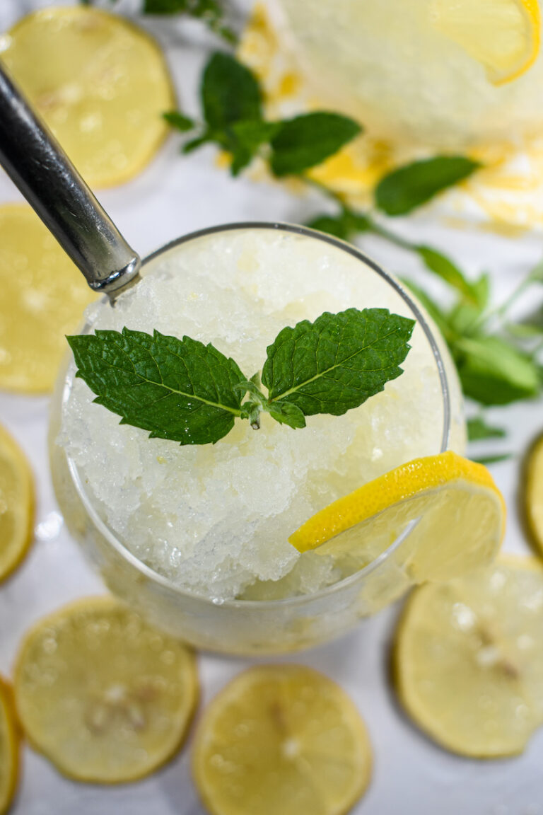 Lemon Granita • baste cut fold