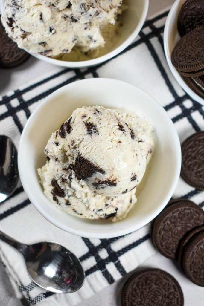 Cookies and Cream Ice Cream Recipe • baste cut fold