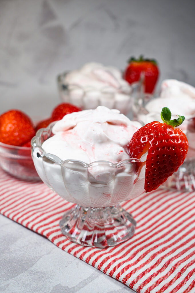 Strawberry Fool Recipe • baste cut fold