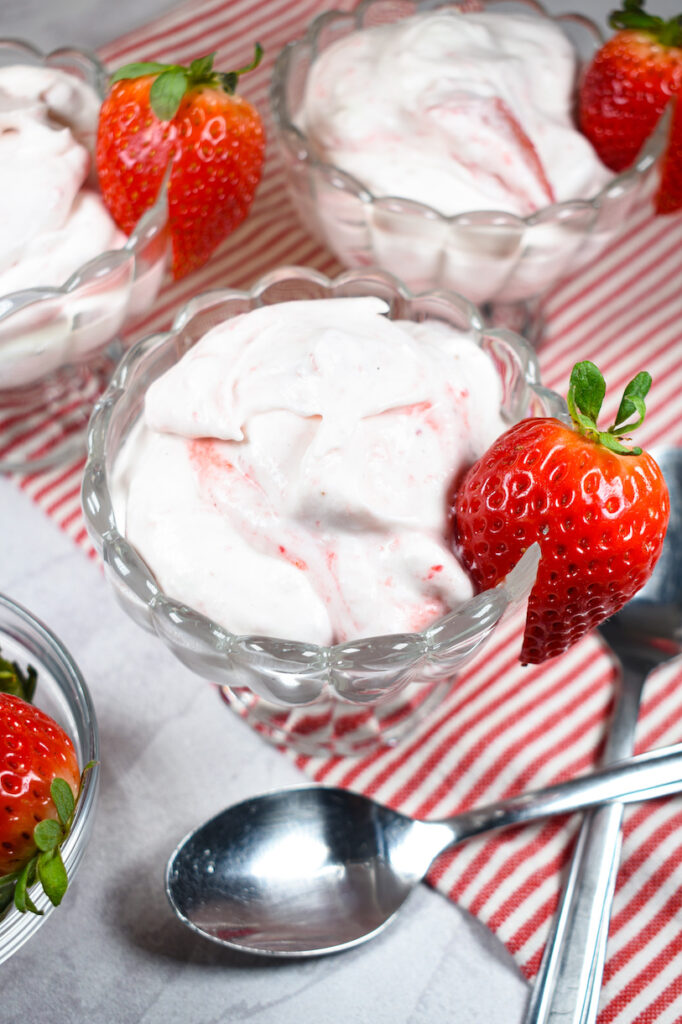 Strawberry Fool Recipe • baste cut fold