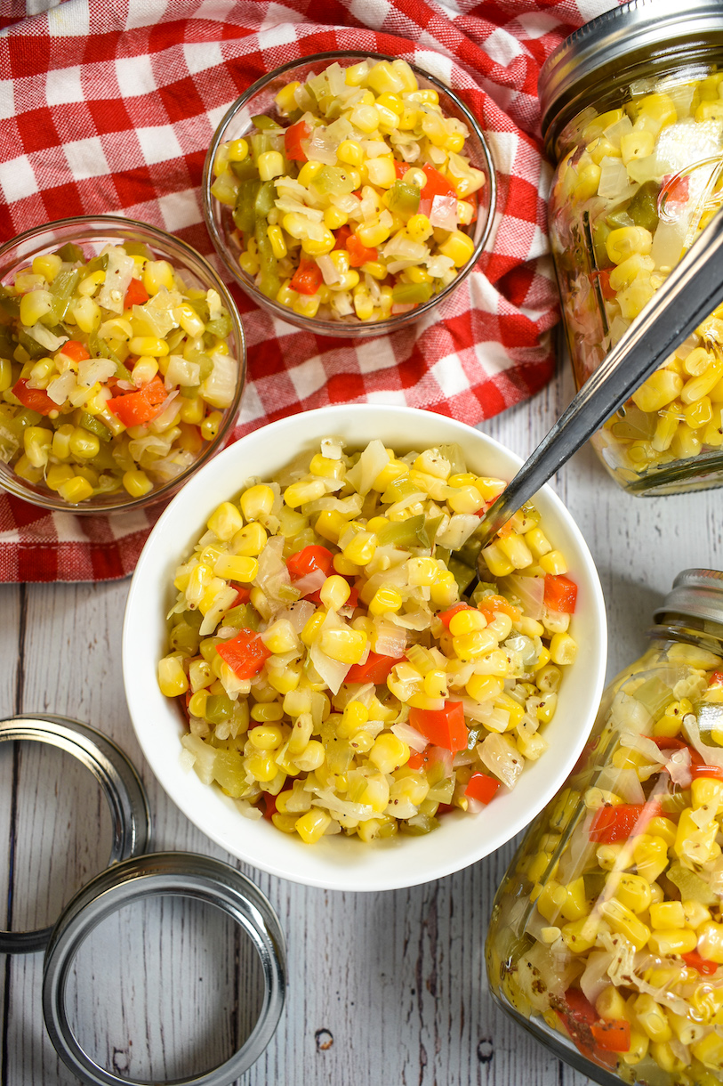 Pennsylvania Dutch Corn Relish Recipe • baste cut fold
