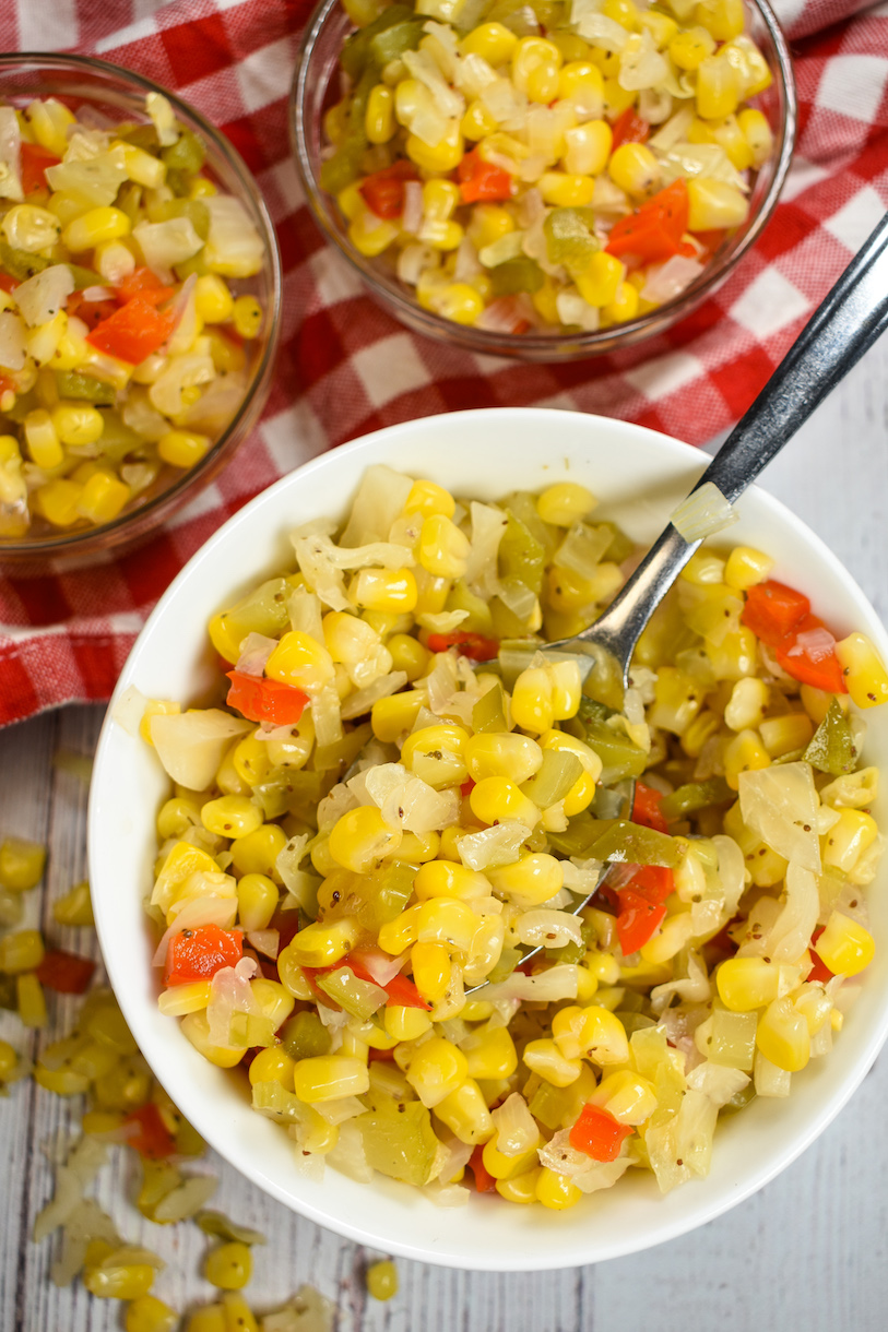 Pennsylvania Dutch Corn Relish Recipe • baste cut fold