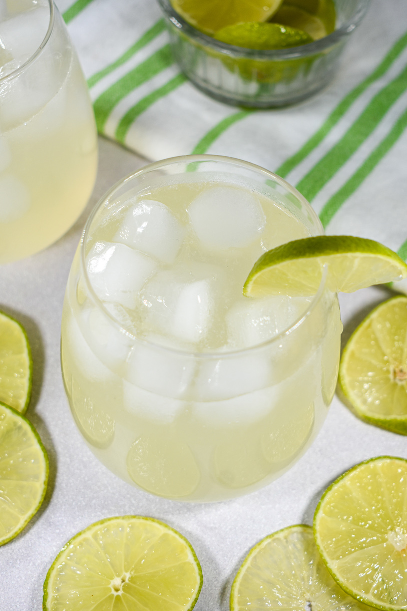 Ginger Limeade Recipe • baste cut fold