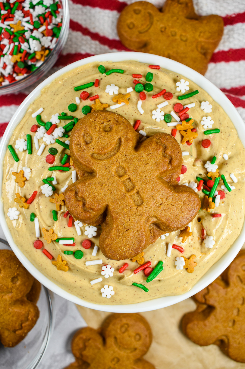 Gingerbread Christmas Dip Recipe • baste cut fold